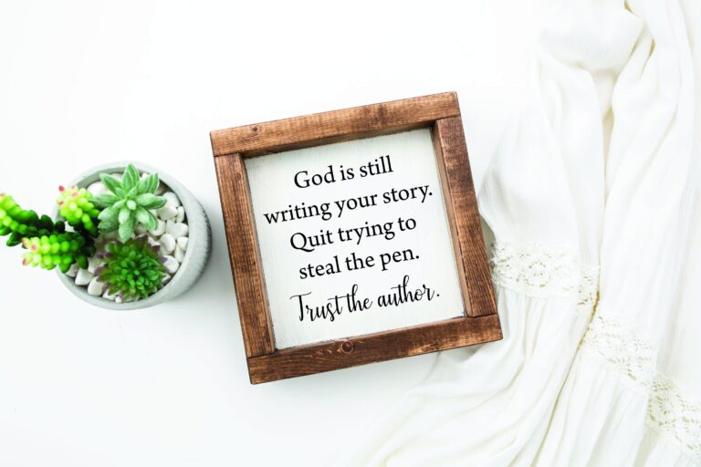 Bible Verses About God Writing Our Story - Eternal Bible