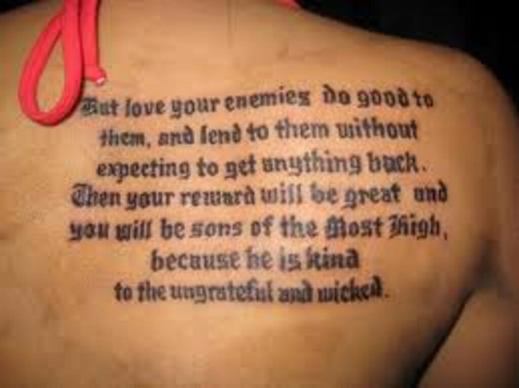 Bible Verses About Strength In Hard Times Tattoo - Eternal Bible