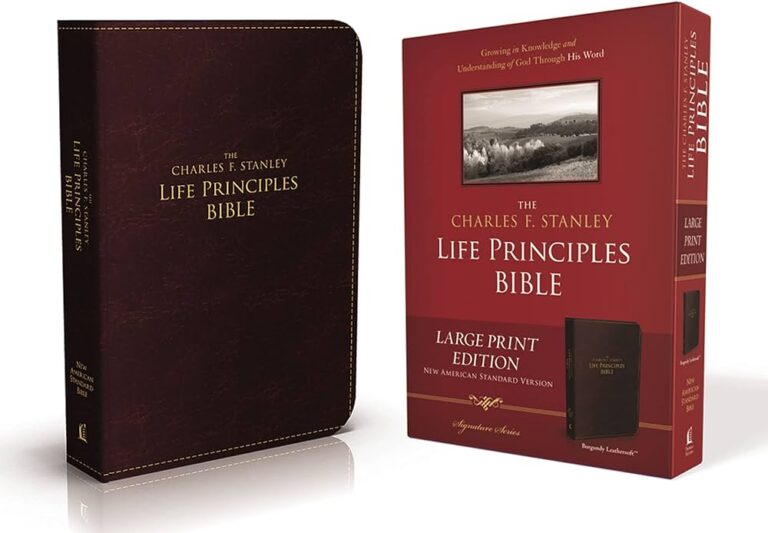 Charles Stanley Study Bible Large Print - Eternal Bible