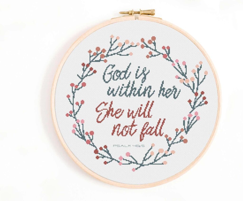 Cross Stitch Bible Verses Patterns Free - Eternal Bible