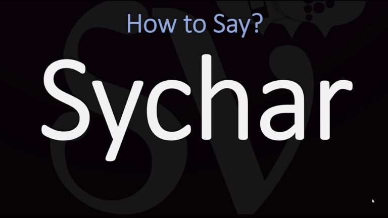 How To Pronounce Sychar In The Bible - Eternal Bible