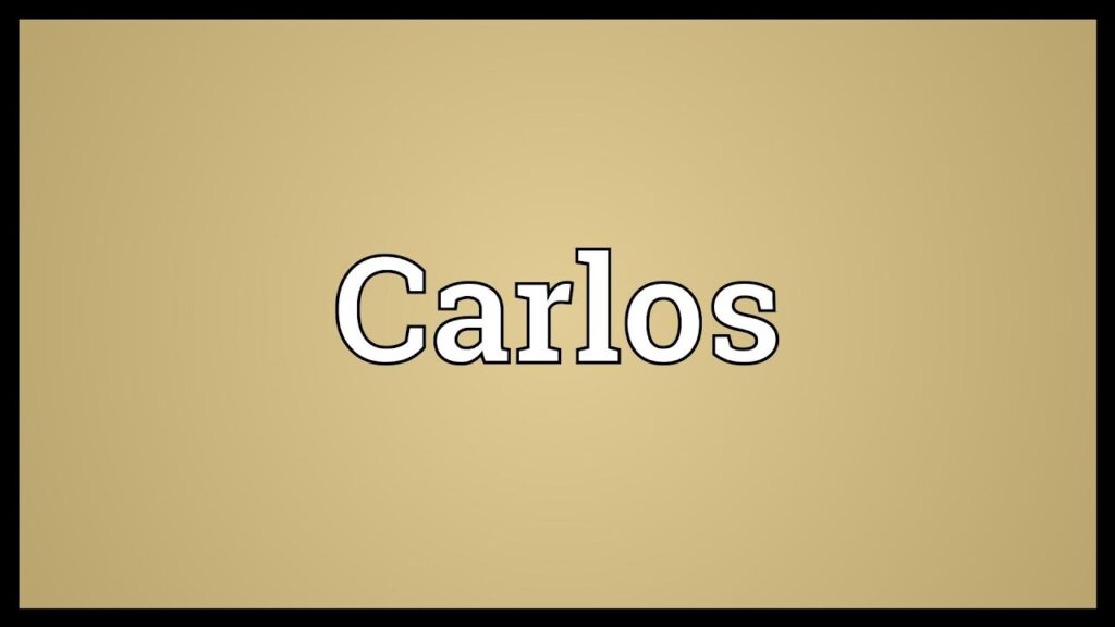 Meaning Of Carlos In The Bible - Eternal Bible