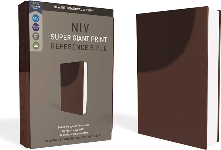 Niv Super Giant Print Study Bible - Eternal Bible